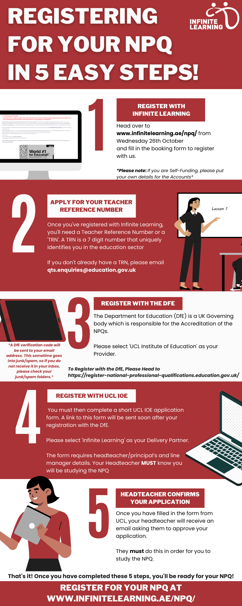 NPQs - Infinite Learning